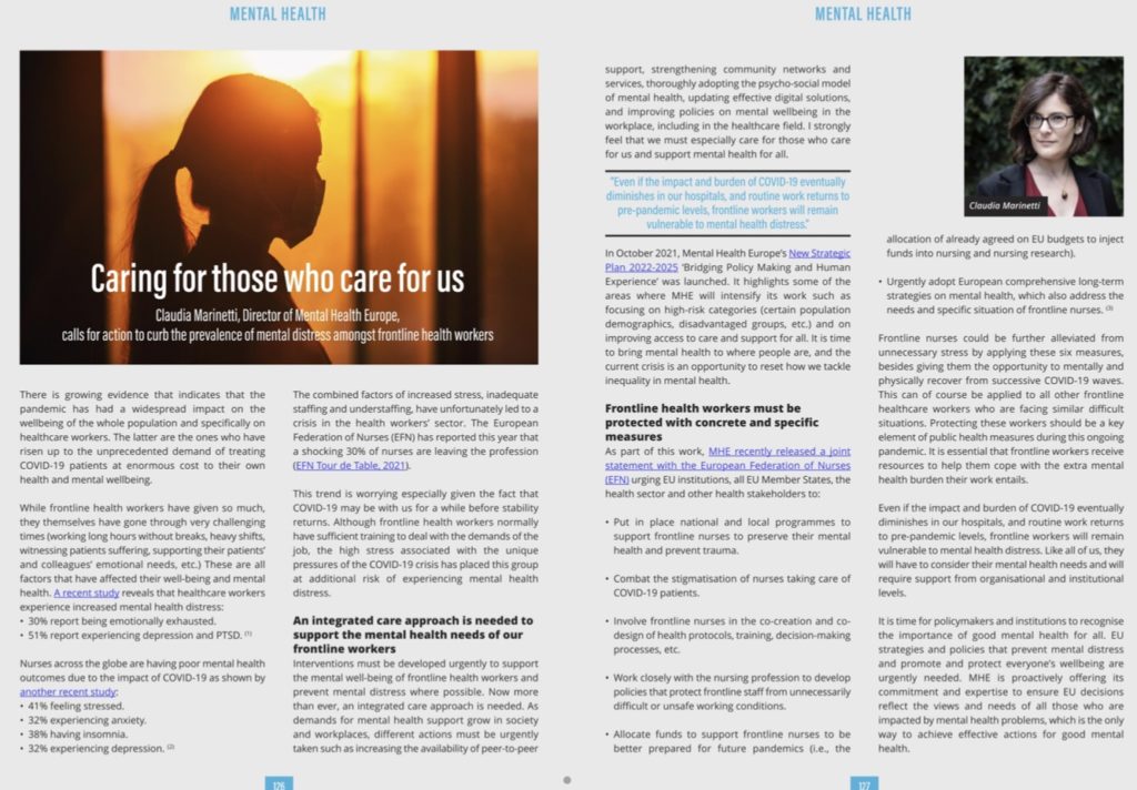 Caring for those who care for us – Open Access Government Publication ...