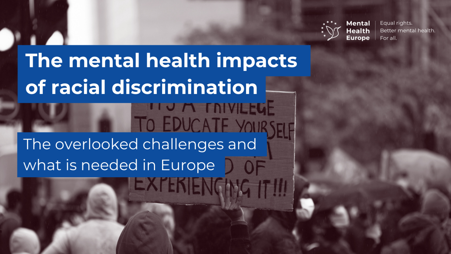 Racism and discrimination as determinants of mental health - report ...